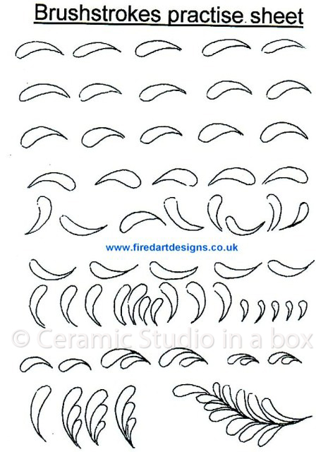 Patterns and books at Ceramic Studio in a Box